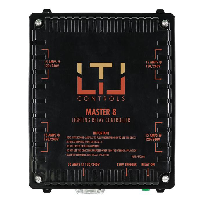 LTL Controls MASTER Lighting Relay Controllers w/o Timer (120V & 240V ...
