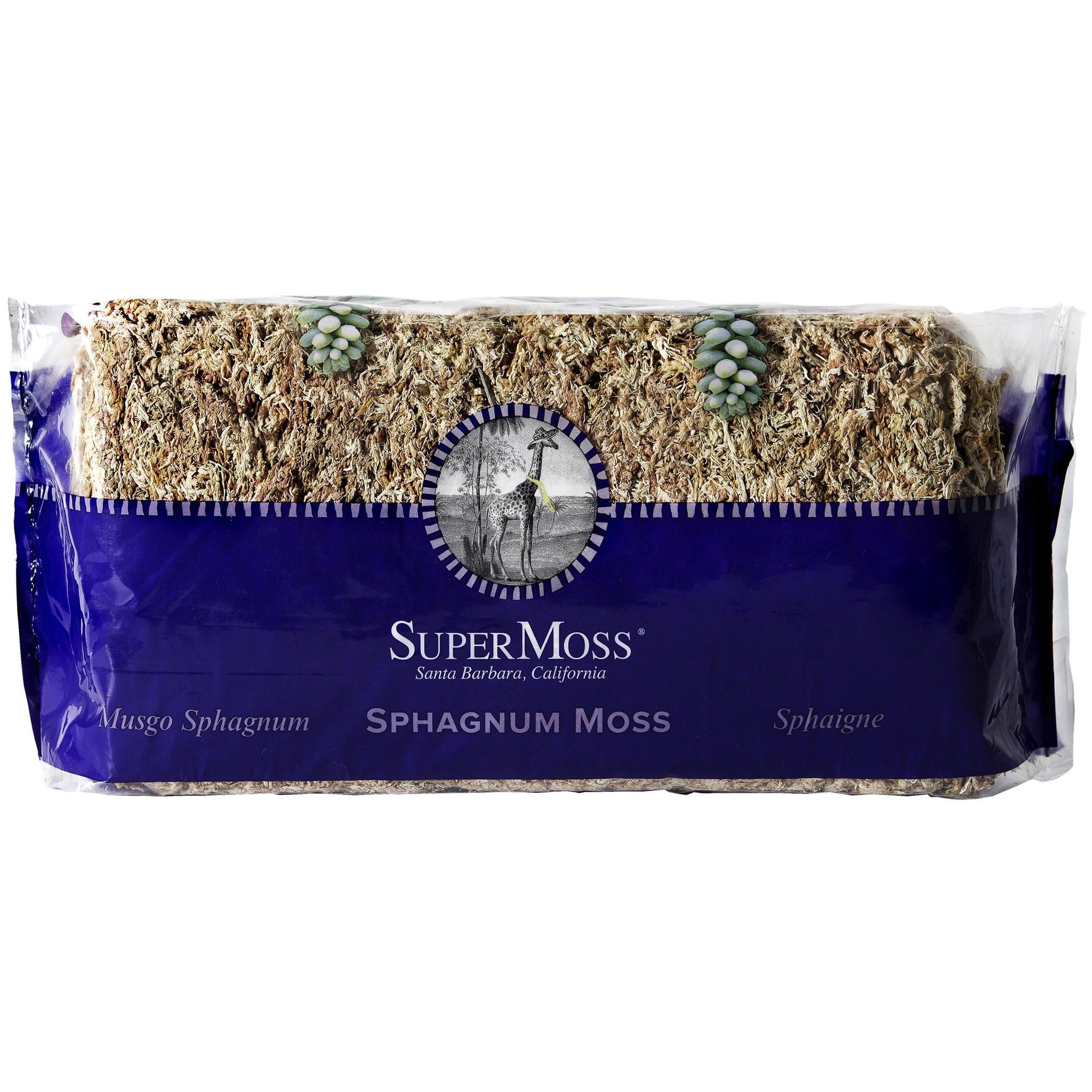 SuperMoss Sphagnum Moss Bale – Greener Gardens